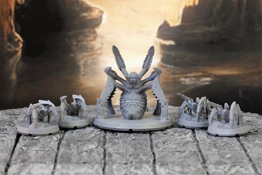 Spiders 28mm Resin Beast Miniatures | Minis | Pathfinder | RPG ...