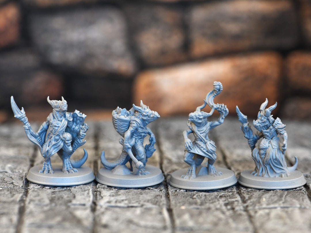 Kobolds 28mm Resin Draconic Humanoid Miniatures | Minis | Pathfinder ...