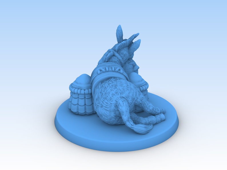 Donkey 28mm Resin Beast Miniatures Minis Pathfinder RPG Tabletop Dnd ...