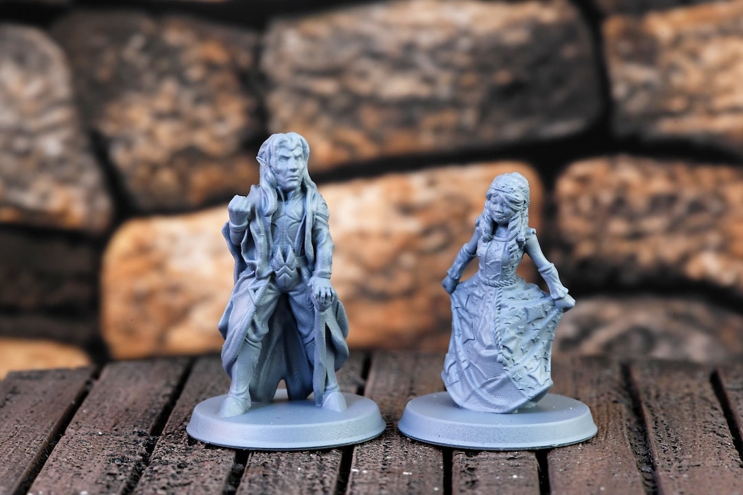 Elf 28mm Resin Humanoid NPC Miniatures | Minis | Pathfinder | RPG ...
