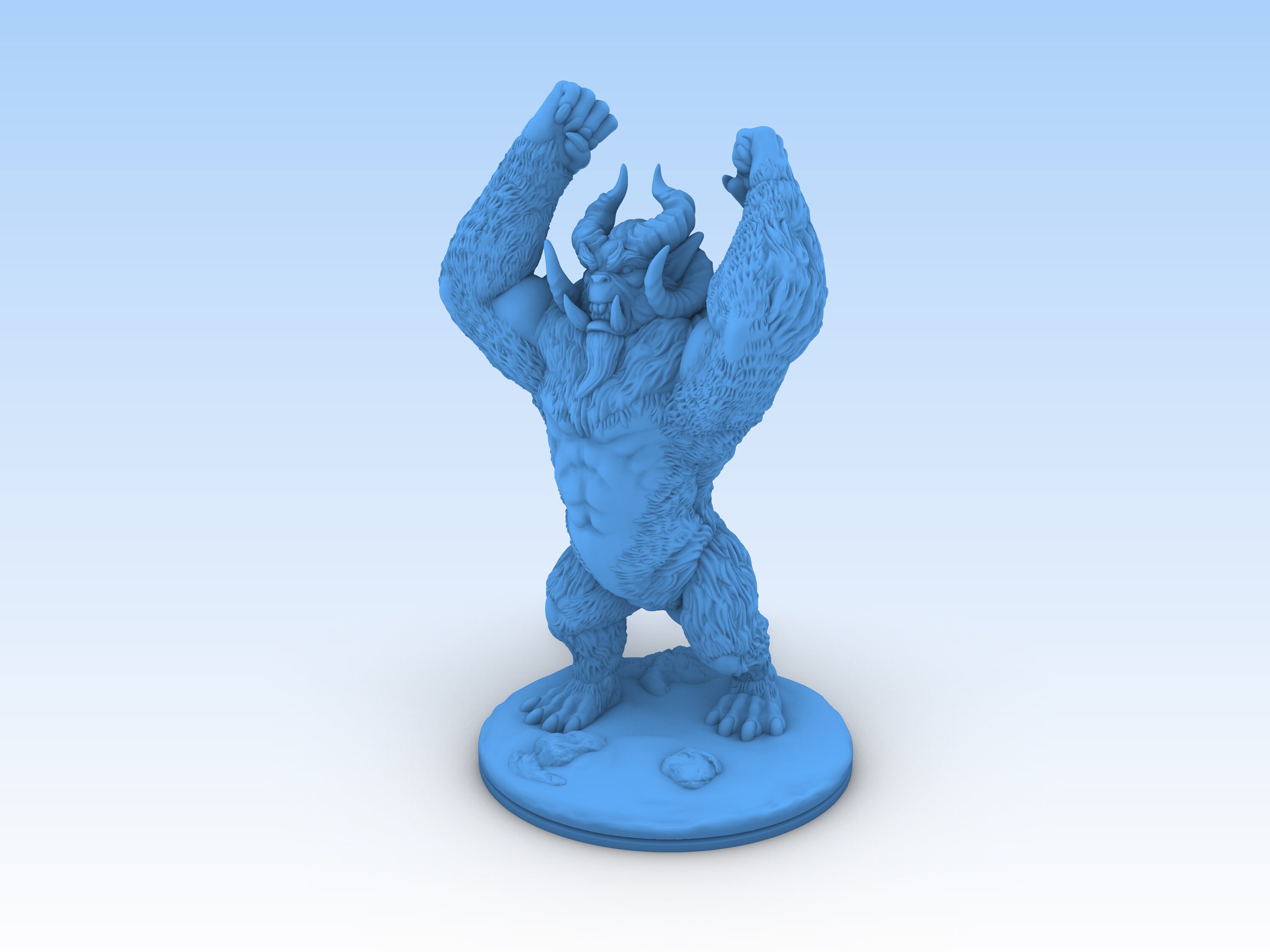 Yeti 28mm Resin Monster Miniatures Minis Pathfinder RPG Tabletop Dnd ...