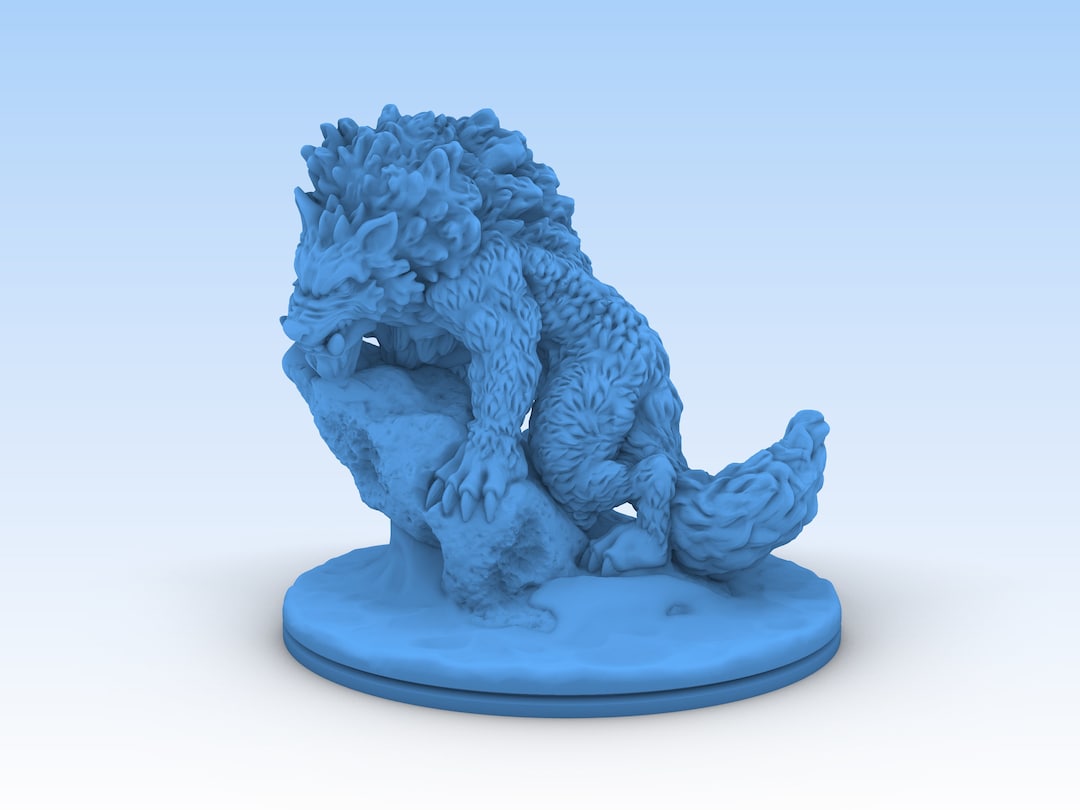 Wolf Large 28mm Resin Animal Miniatures Minis Pathfinder - Etsy