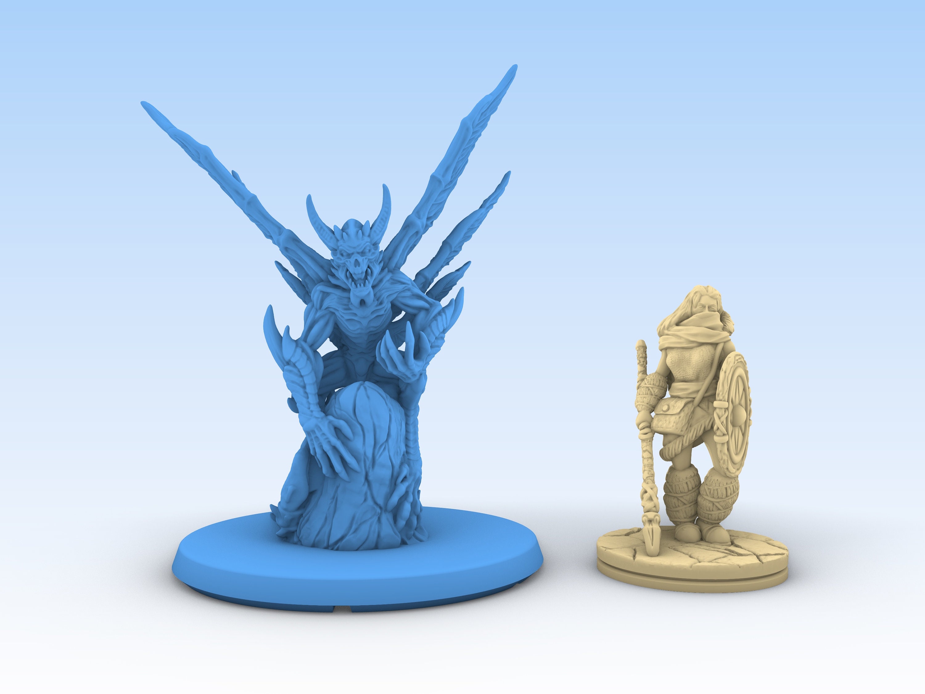 Bone Devil 28mm Resin Fiend Devil Miniatures Minis Pathfinder RPG ...