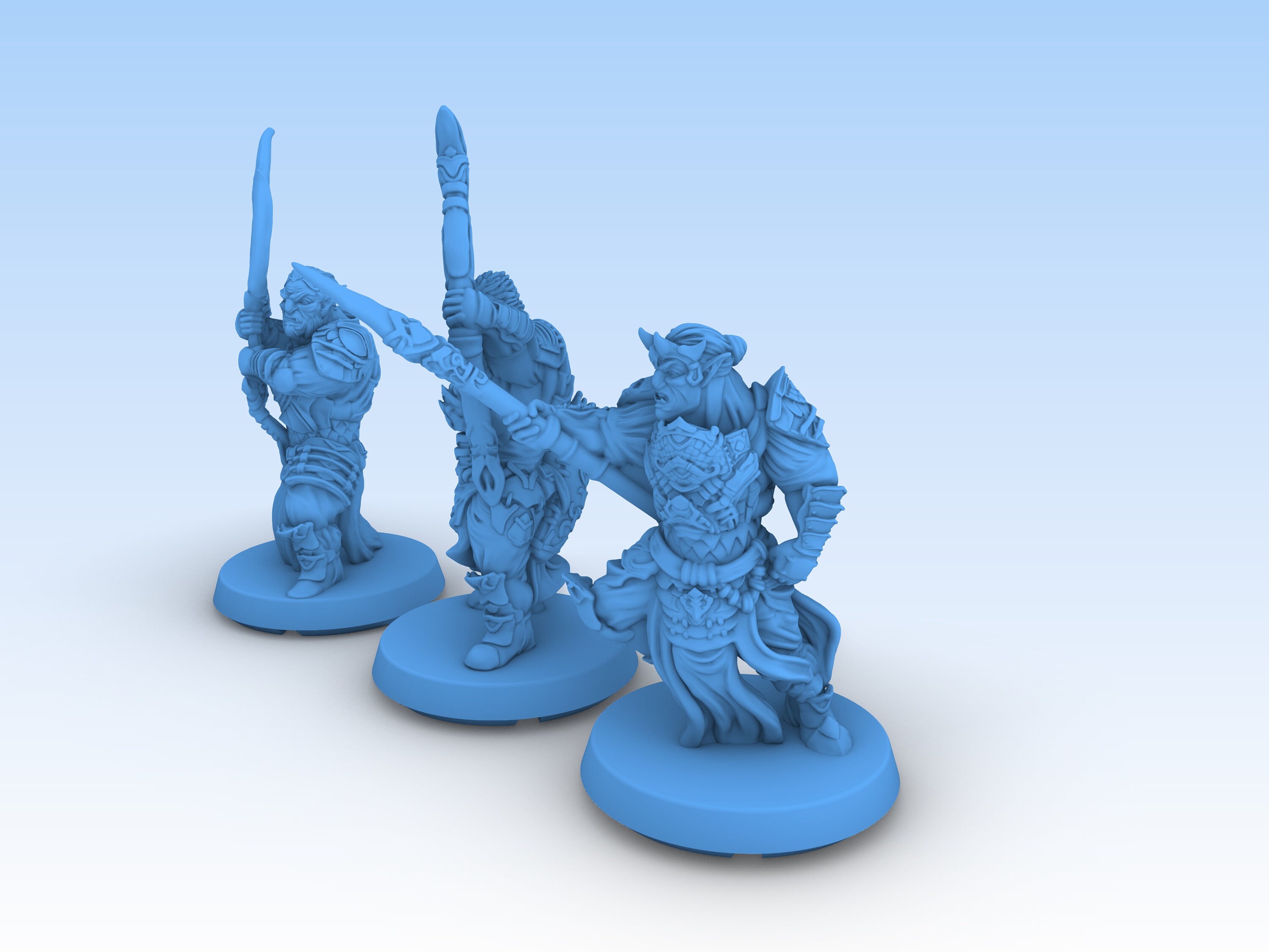 Hobgoblins 28mm Resin Humanoid Monster Miniatures Minis Pathfinder RPG ...