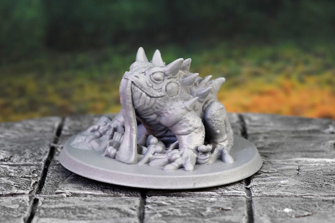 Giant Toad 28mm Resin Beast Miniatures Minis Pathfinder RPG Tabletop ...