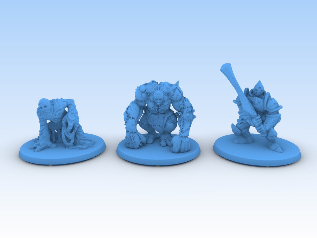 Clay Flesh Iron Constructs / Golems 28mm Resin Construct - Etsy