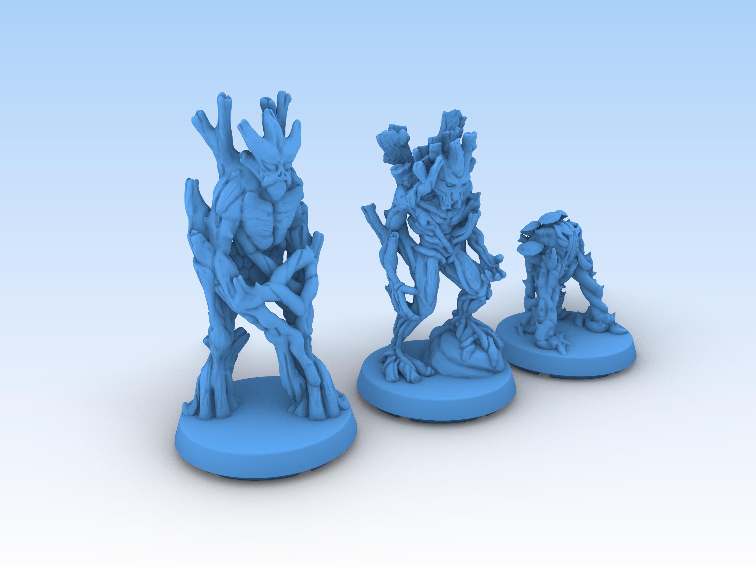 Plant Creatures, Blights, 28mm Resin Plant Miniatures Minis Pathfinder ...