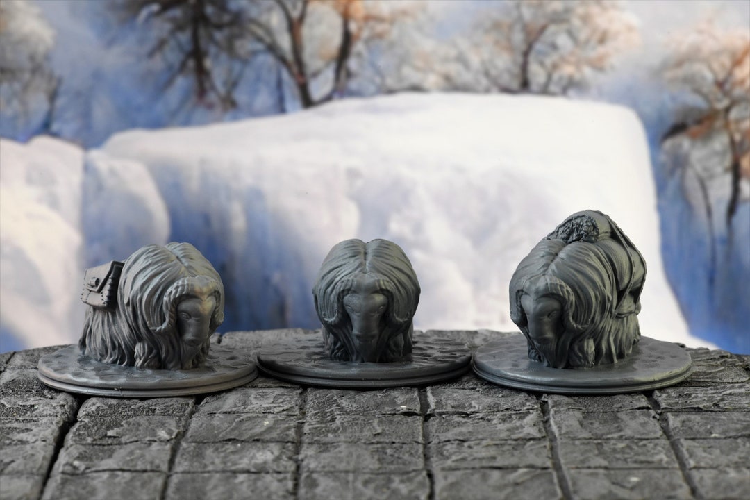 Yak 28mm Resin Animal Miniatures | Minis | Pathfinder | RPG | Tabletop ...