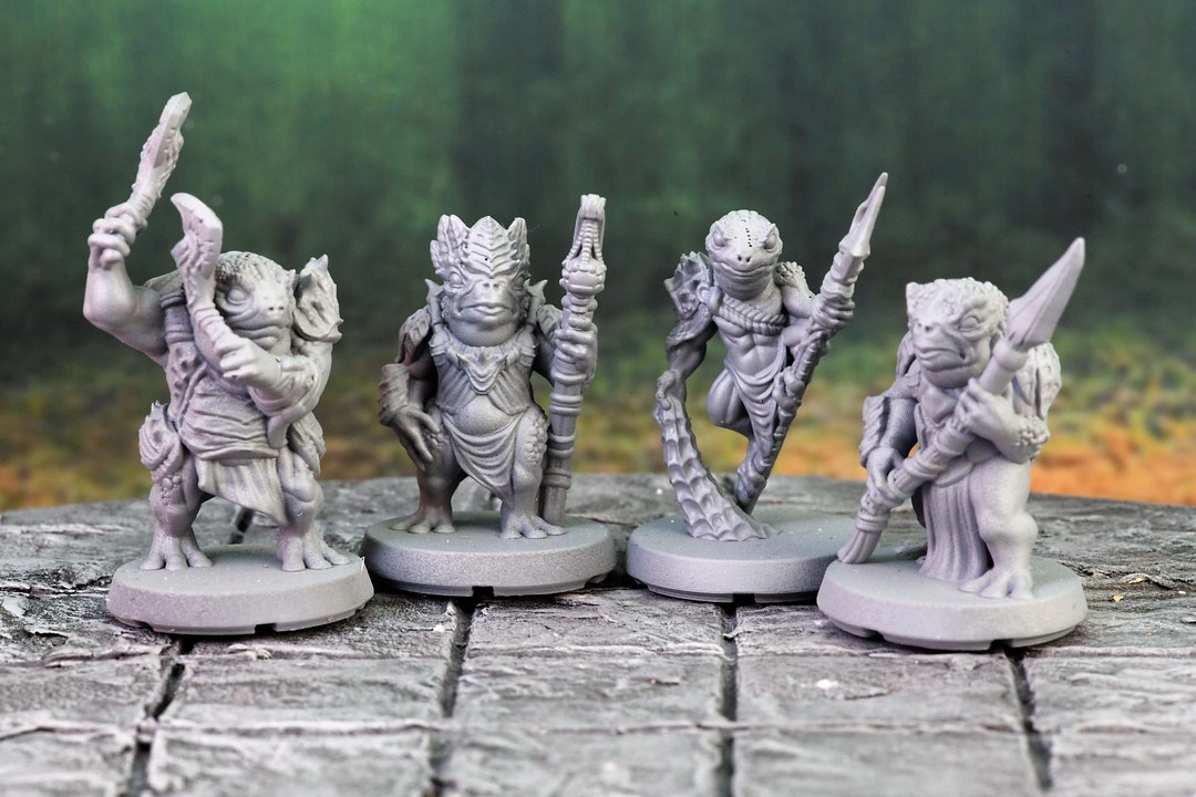 Frogfolk 28mm Resin Humanoid NPC Miniatures | Minis | Pathfinder | RPG ...