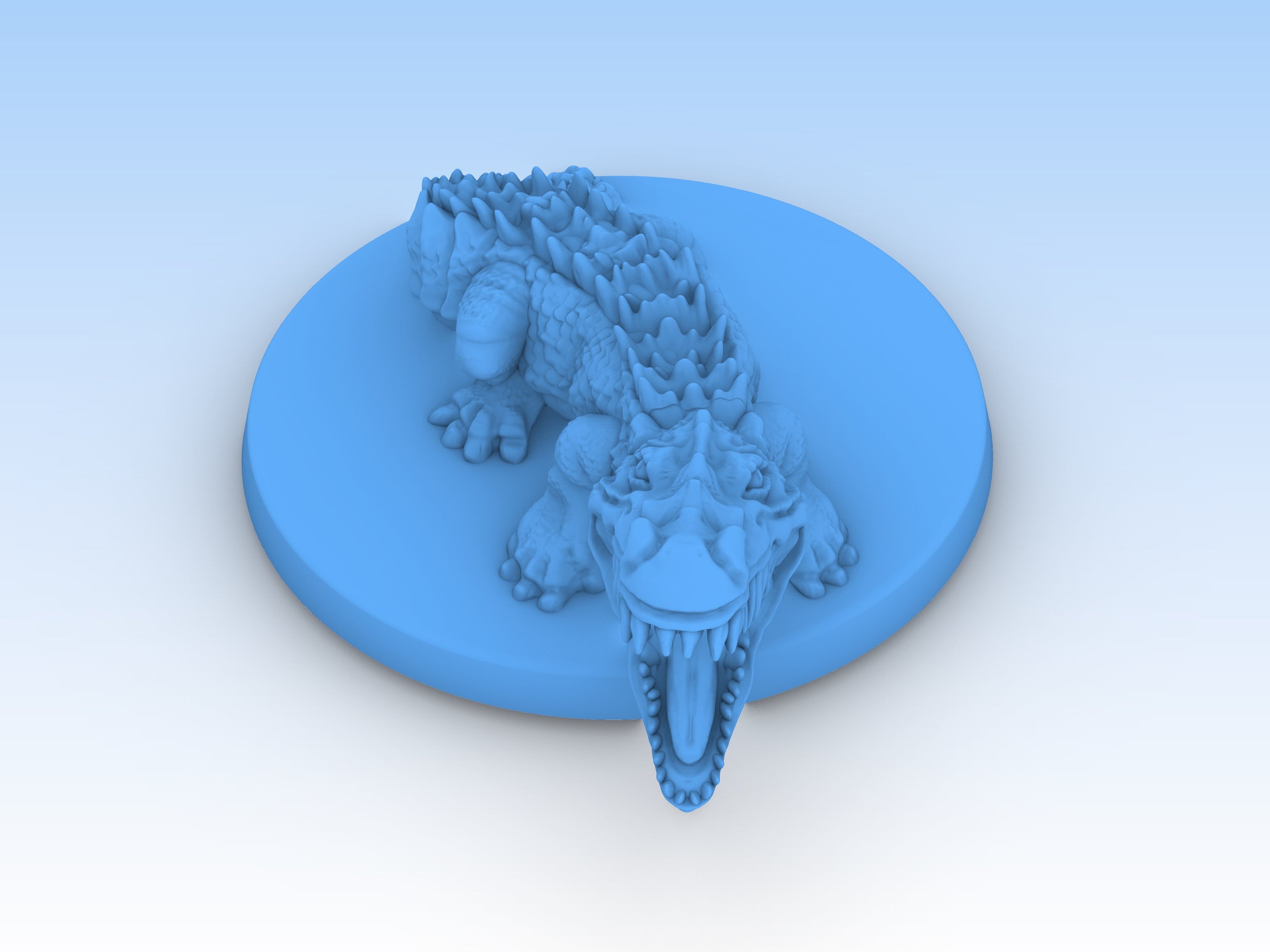 Crocodile / Alligator 28mm Resin Beast Miniatures Minis Pathfinder RPG ...