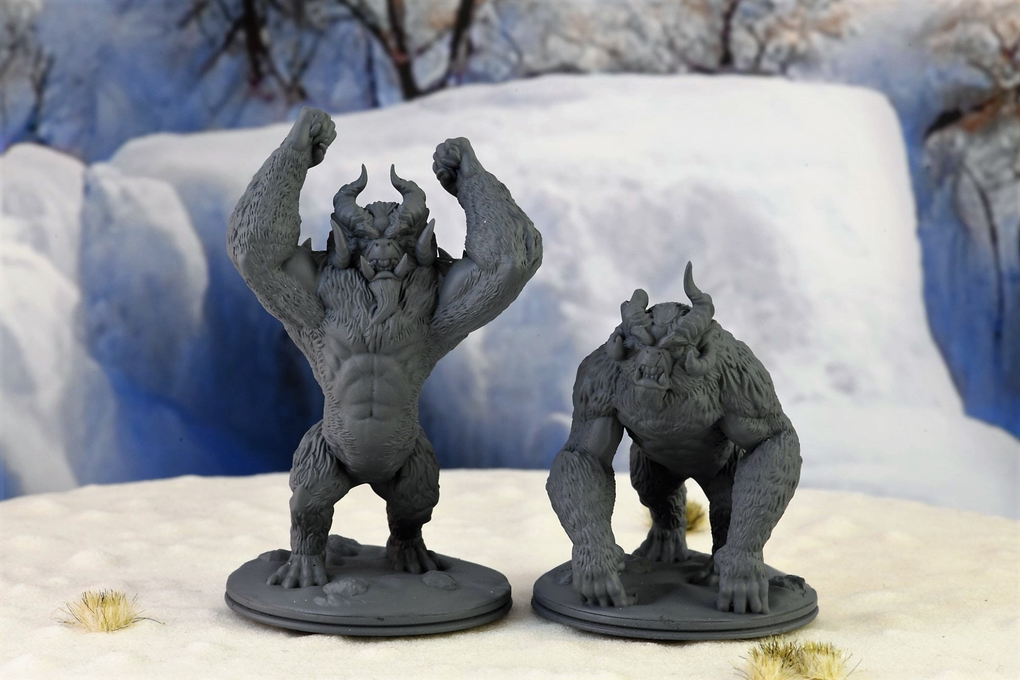 Yeti 28mm Resin Monster Miniatures Minis Pathfinder RPG Tabletop Dnd ...