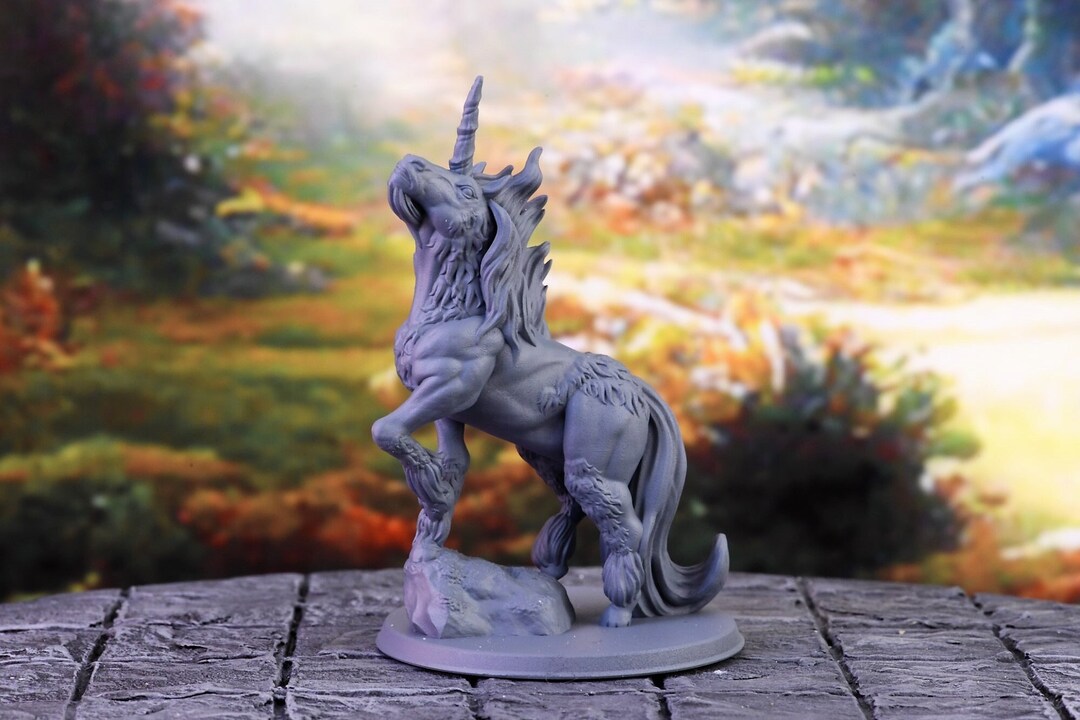 Unicorn 28mm Resin Celestial Miniatures Minis Pathfinder RPG Tabletop ...