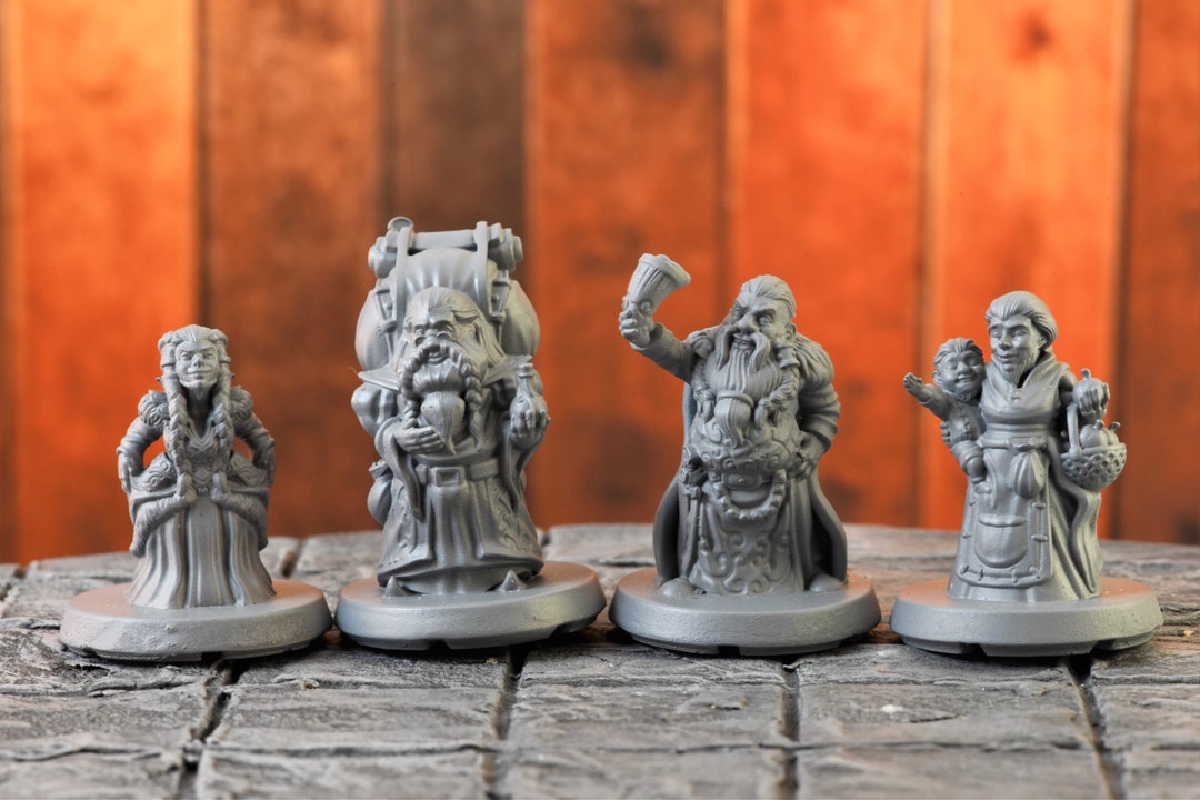 Dwarf 28mm Resin Humanoid NPC Miniatures | Minis | Pathfinder | RPG ...