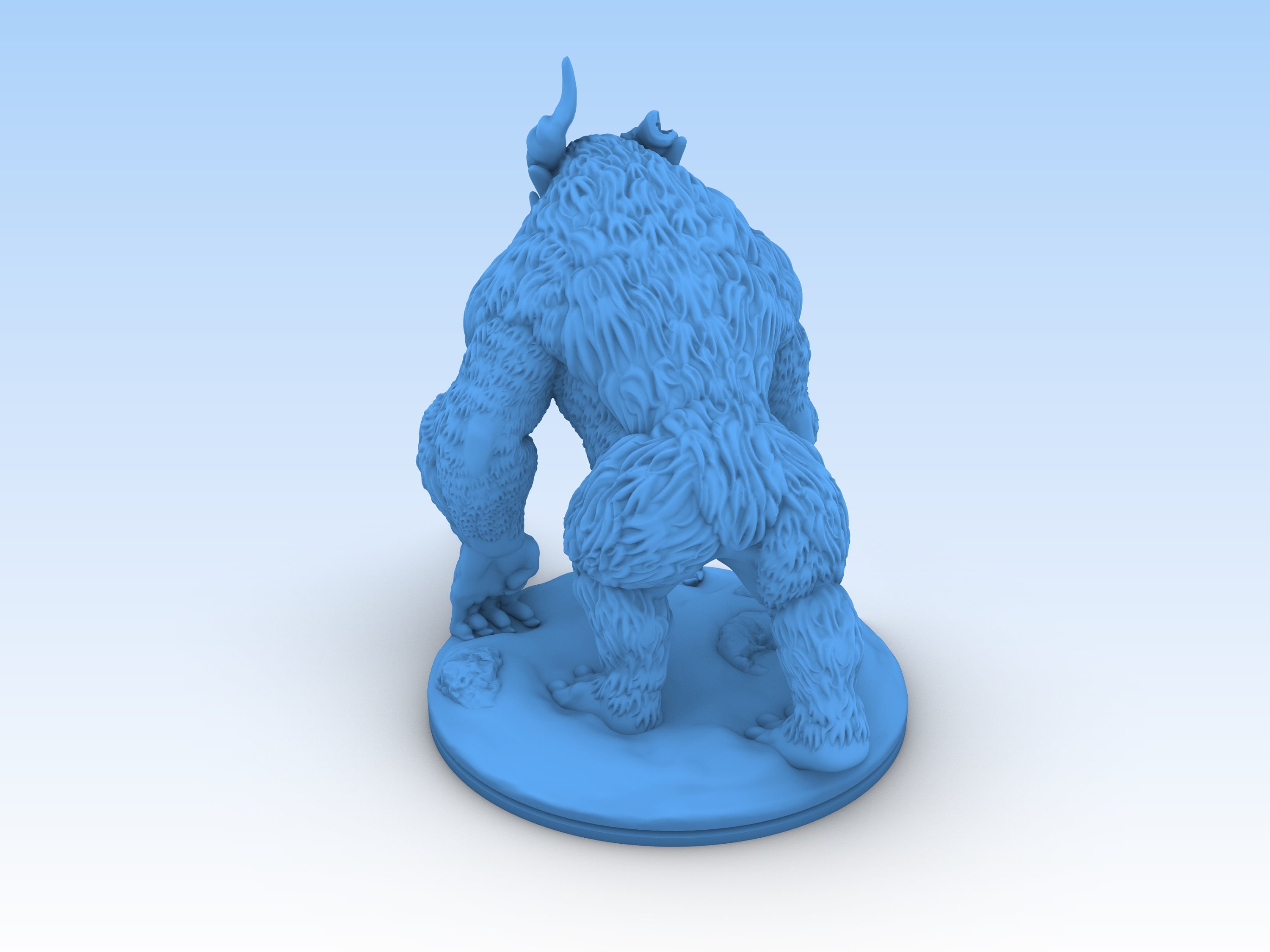 Yeti 28mm Resin Monster Miniatures Minis Pathfinder RPG Tabletop Dnd ...