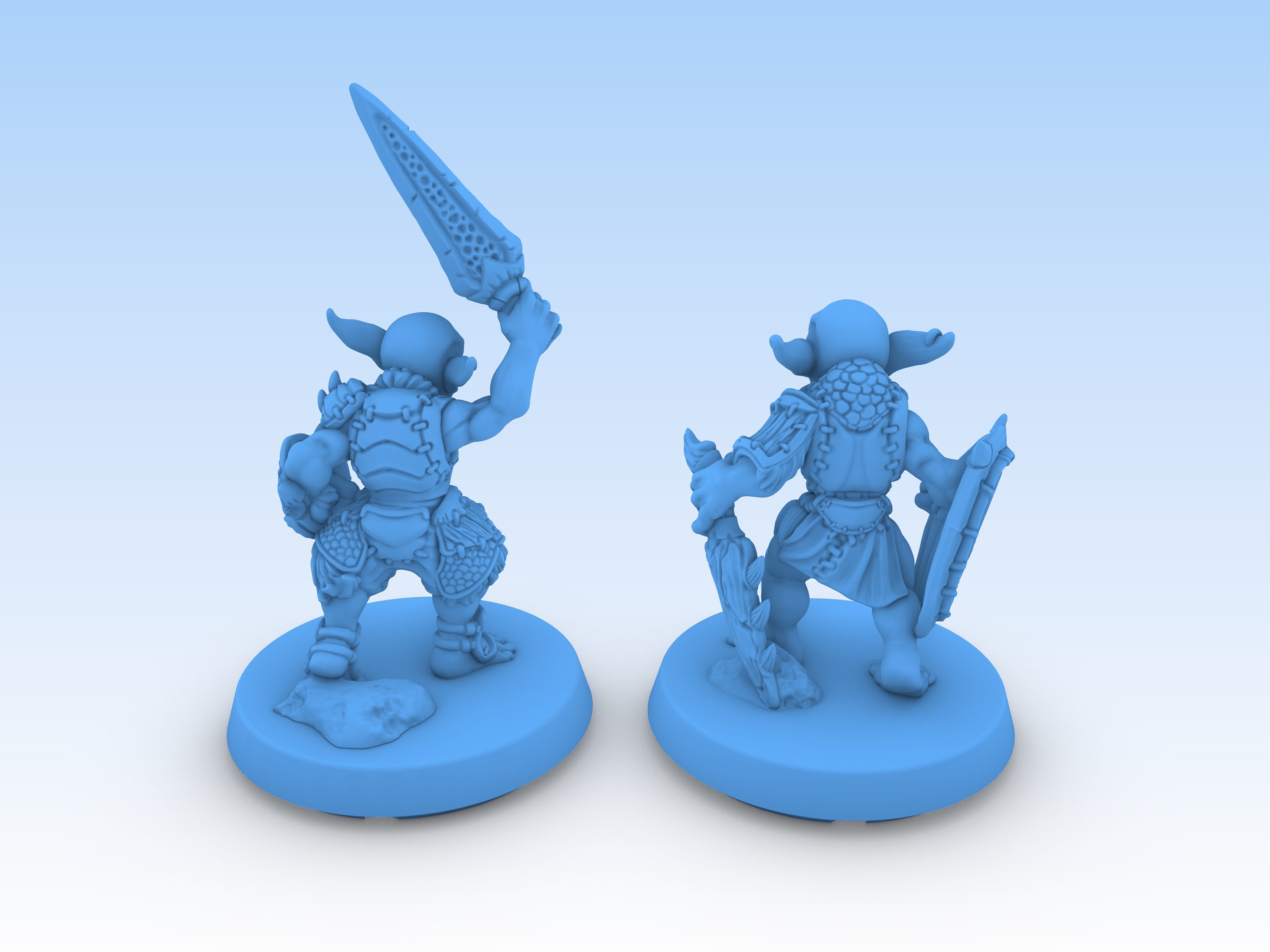Goblins 28mm Resin Humanoid Monster Miniatures Minis Pathfinder RPG ...