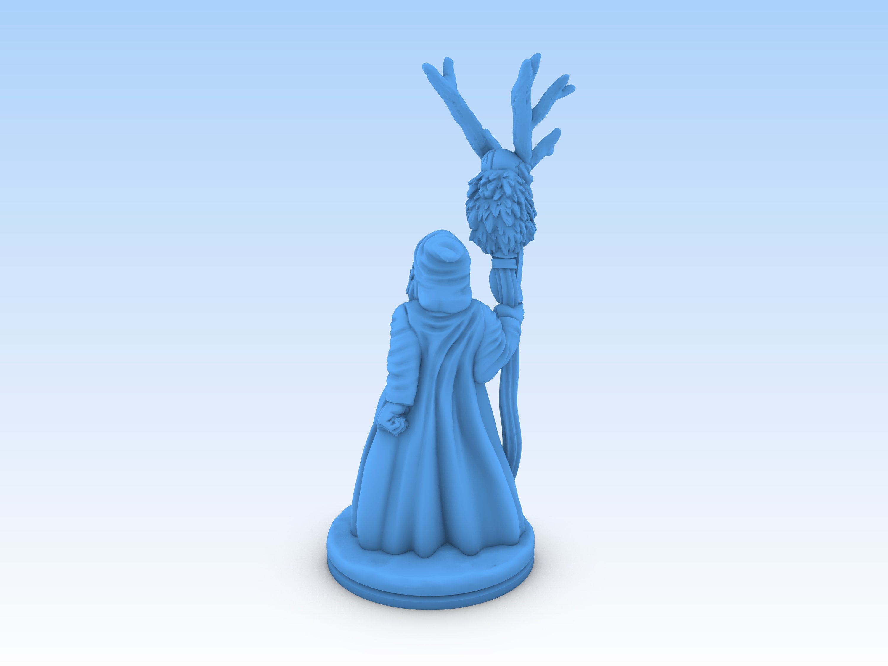 Klaus the Druid / Krampus 28mm Resin NPC Miniatures Minis Pathfinder ...