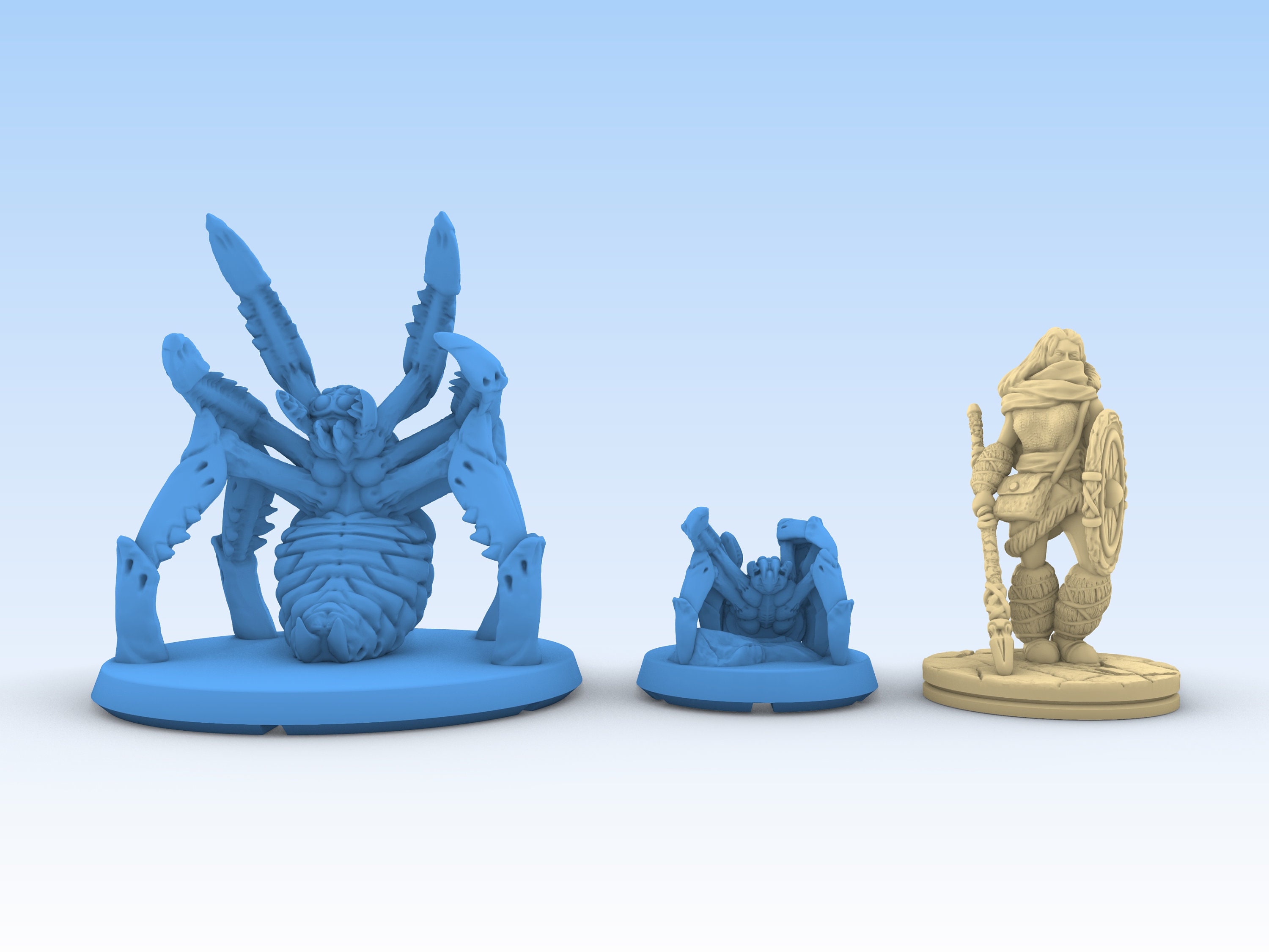 Spiders 28mm Resin Beast Miniatures Minis Pathfinder RPG Tabletop Dnd ...