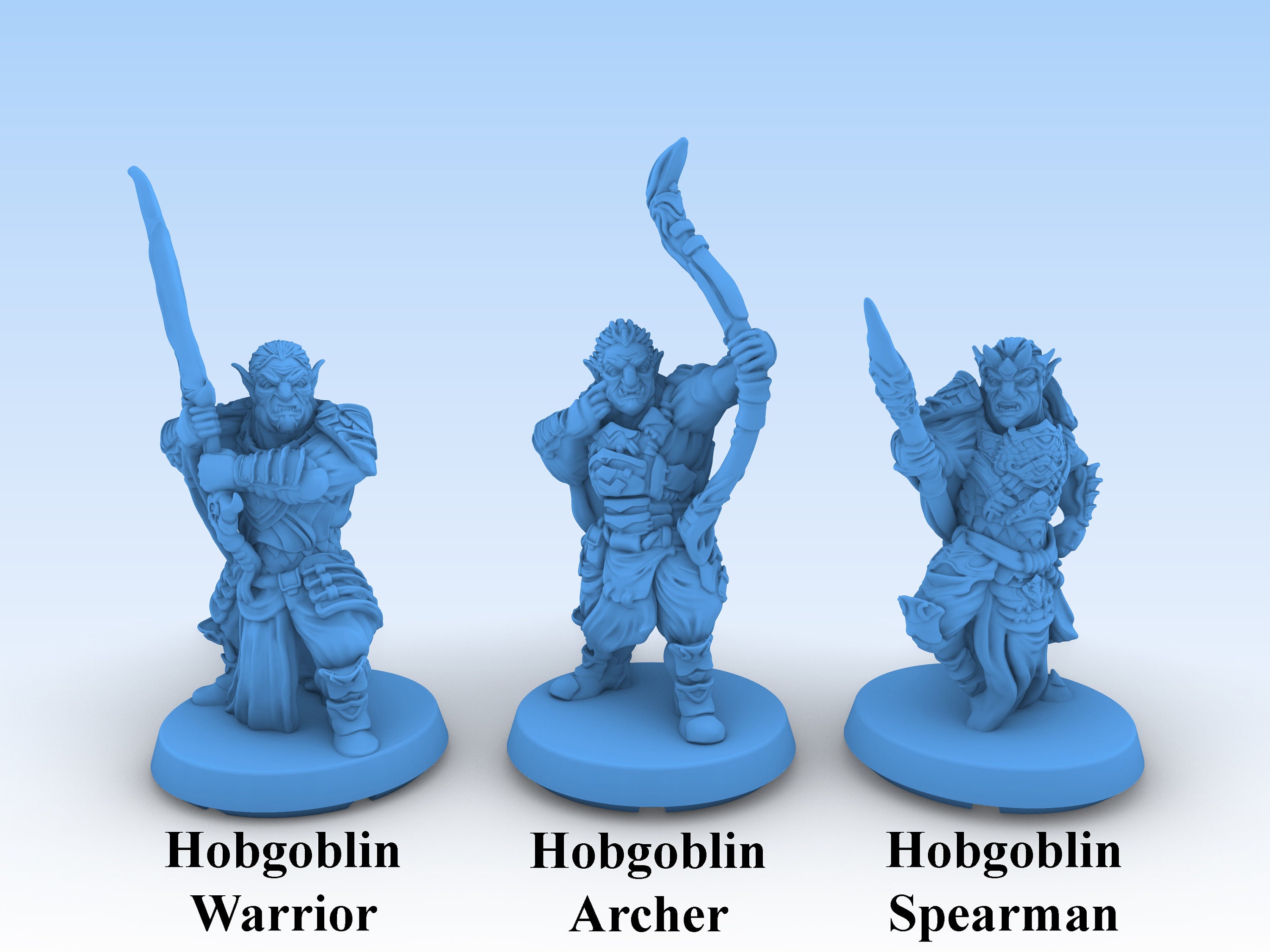 Hobgoblins 28mm Resin Humanoid Monster Miniatures Minis Pathfinder RPG ...