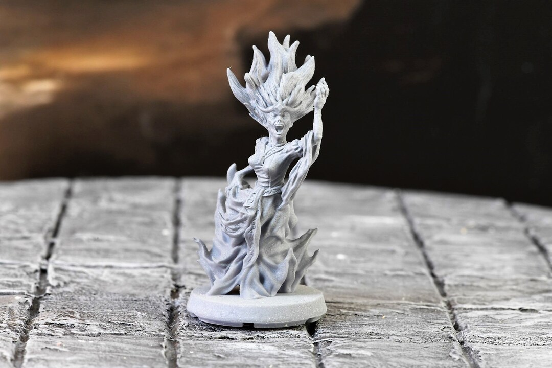 Banshee 28mm Resin Undead Miniatures Minis Pathfinder - Etsy