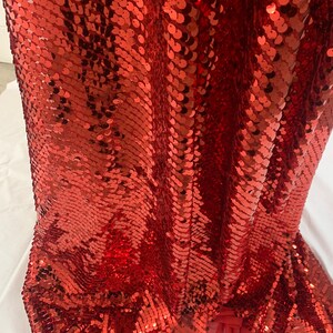 Sequence Fabric - Red - 58" Width - Etsy