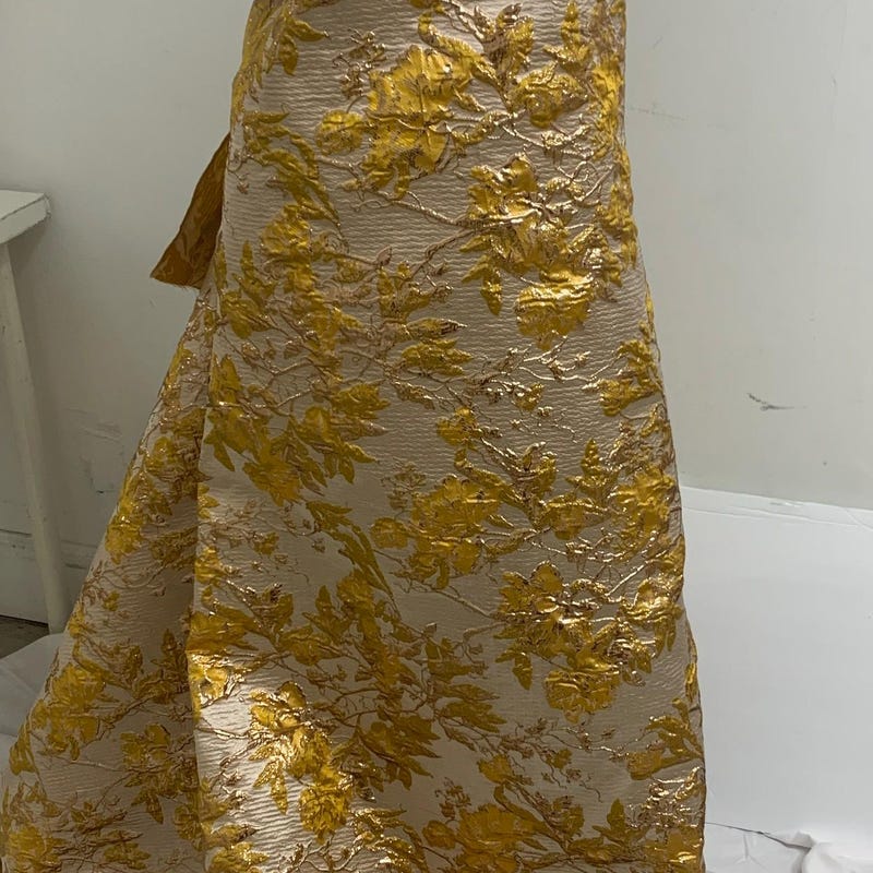 Satin Brocade Fabric - Etsy