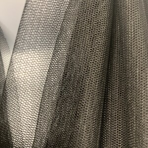 Black Mesh Fabric by Yard. 100% Polyester Mesh Fabric Width 55 Inches ...