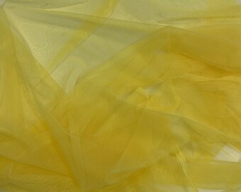 58 Yellow Poly Mesh Fabric per Yard 75 Percent Poly, 17 Percent Nylon ...