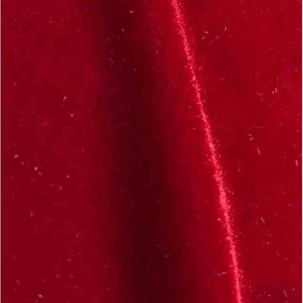 Red Velvet Fabric - Etsy