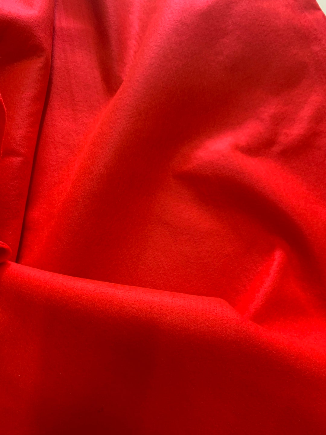 Felt Fabric by Yard Color Red 72 - Etsy