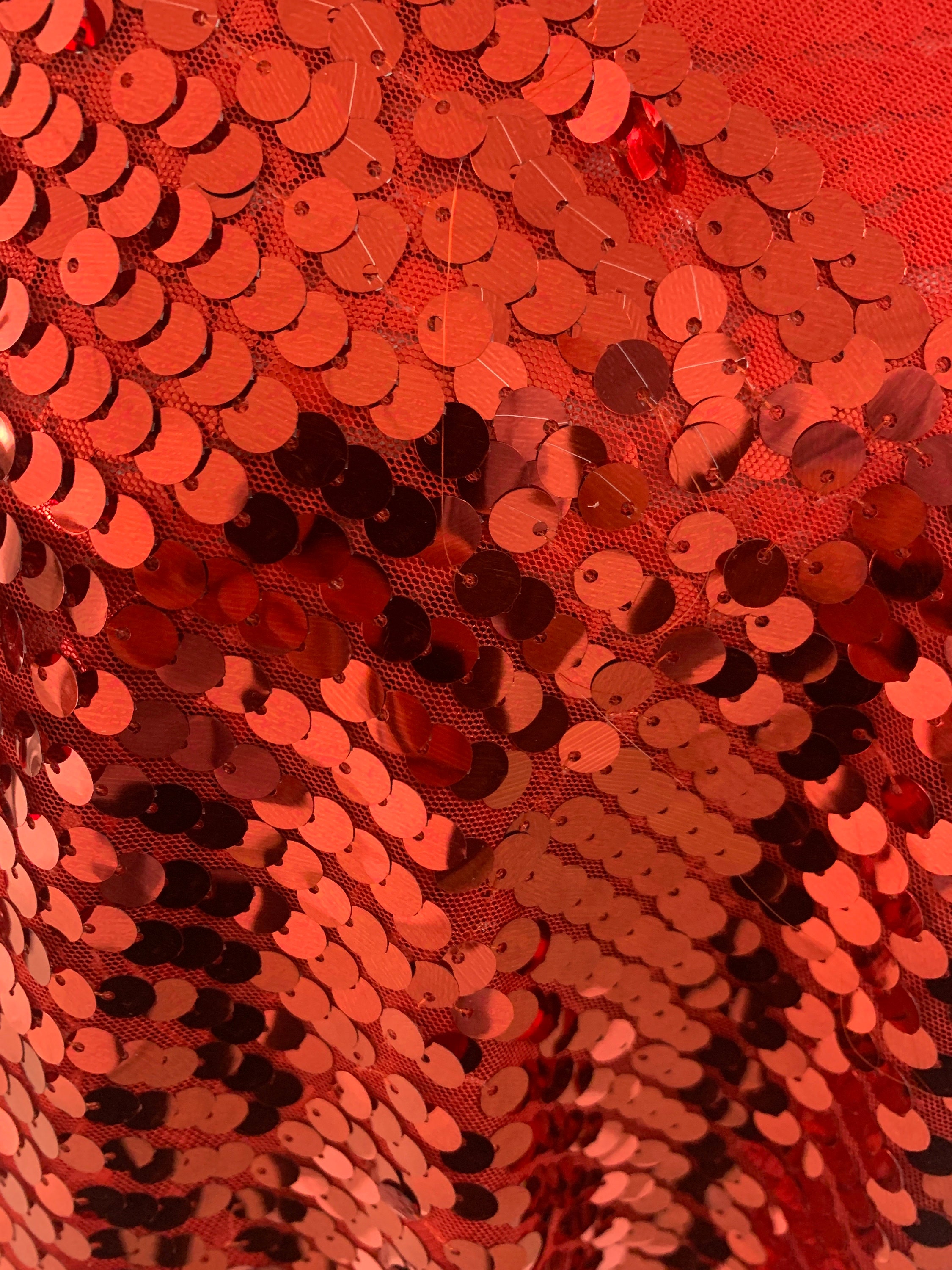 Sequence Fabric - Red - 58" Width - Etsy