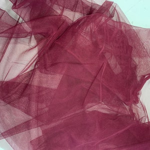 Burgundy Mesh Fabric by Yard. 100% Polyester Mesh Fabric Width 48 ...