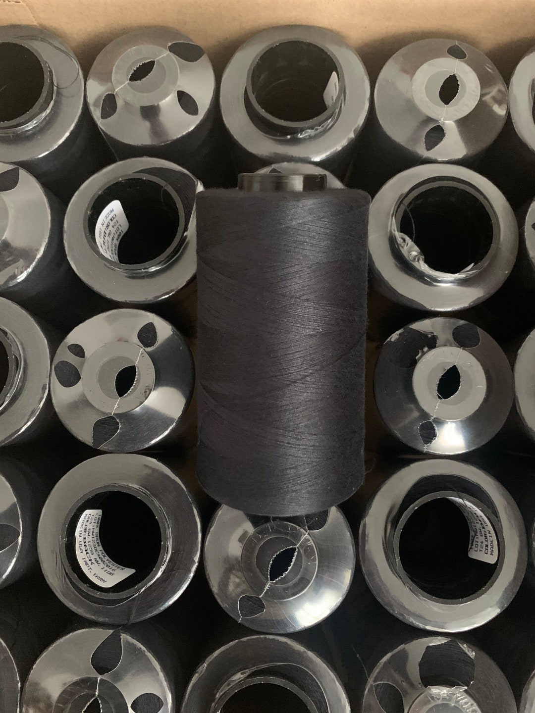 Black 3500 Yards Sewing Threads, Wrap in Clear Cover for Daily Sewing ...