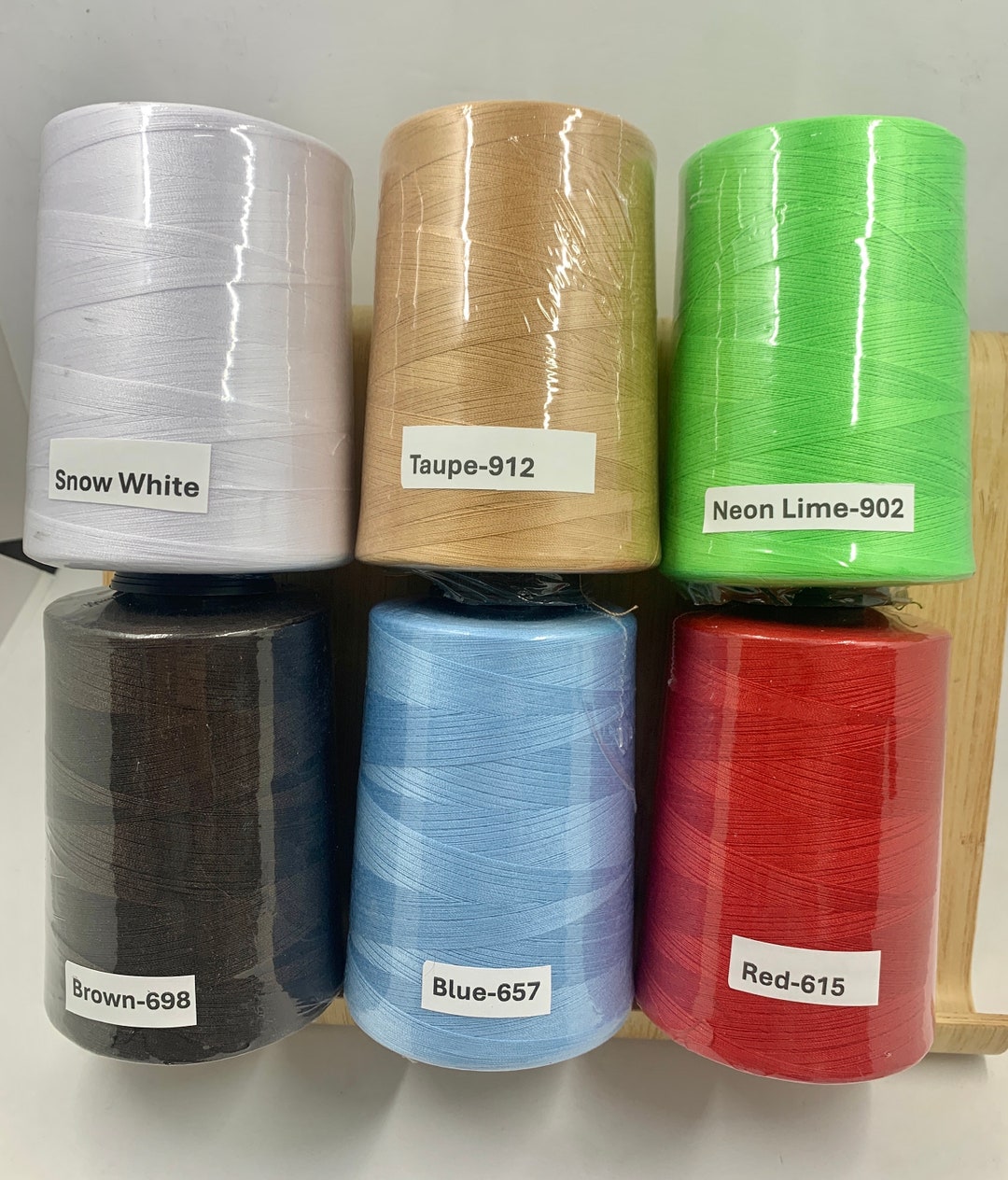 Sewing Threads Tex 40 - 100% Spun Polyester - 6000 Yards - Etsy