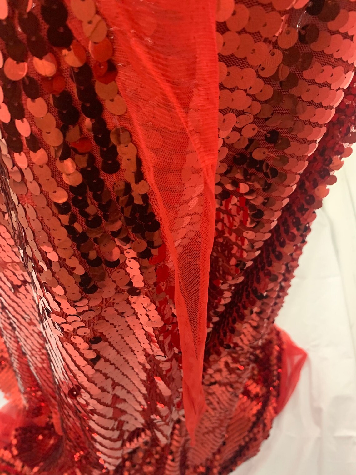 Sequence Fabric - Red - 58" Width - Etsy