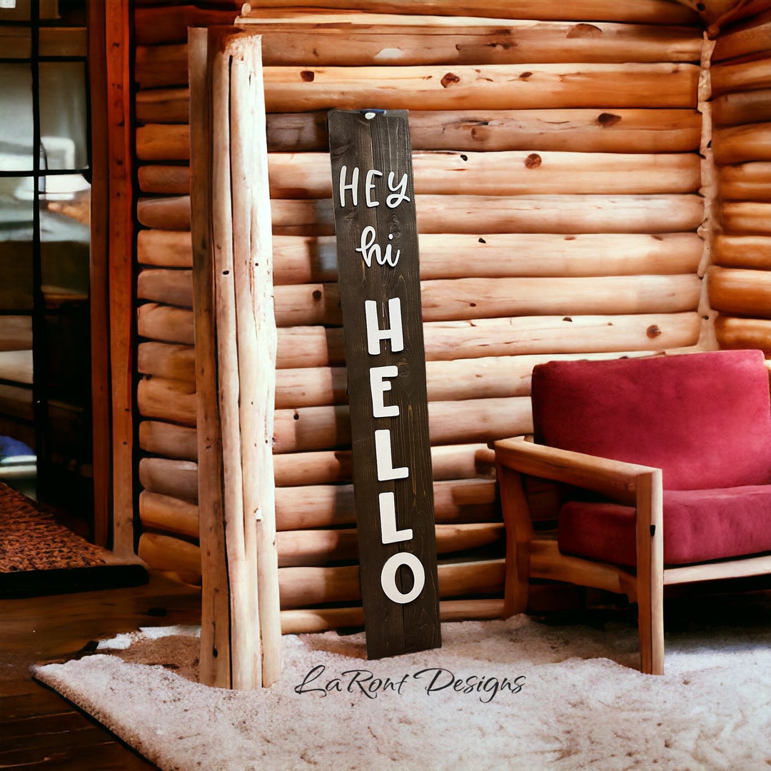 Welcome Porch Leaner Sign - Etsy