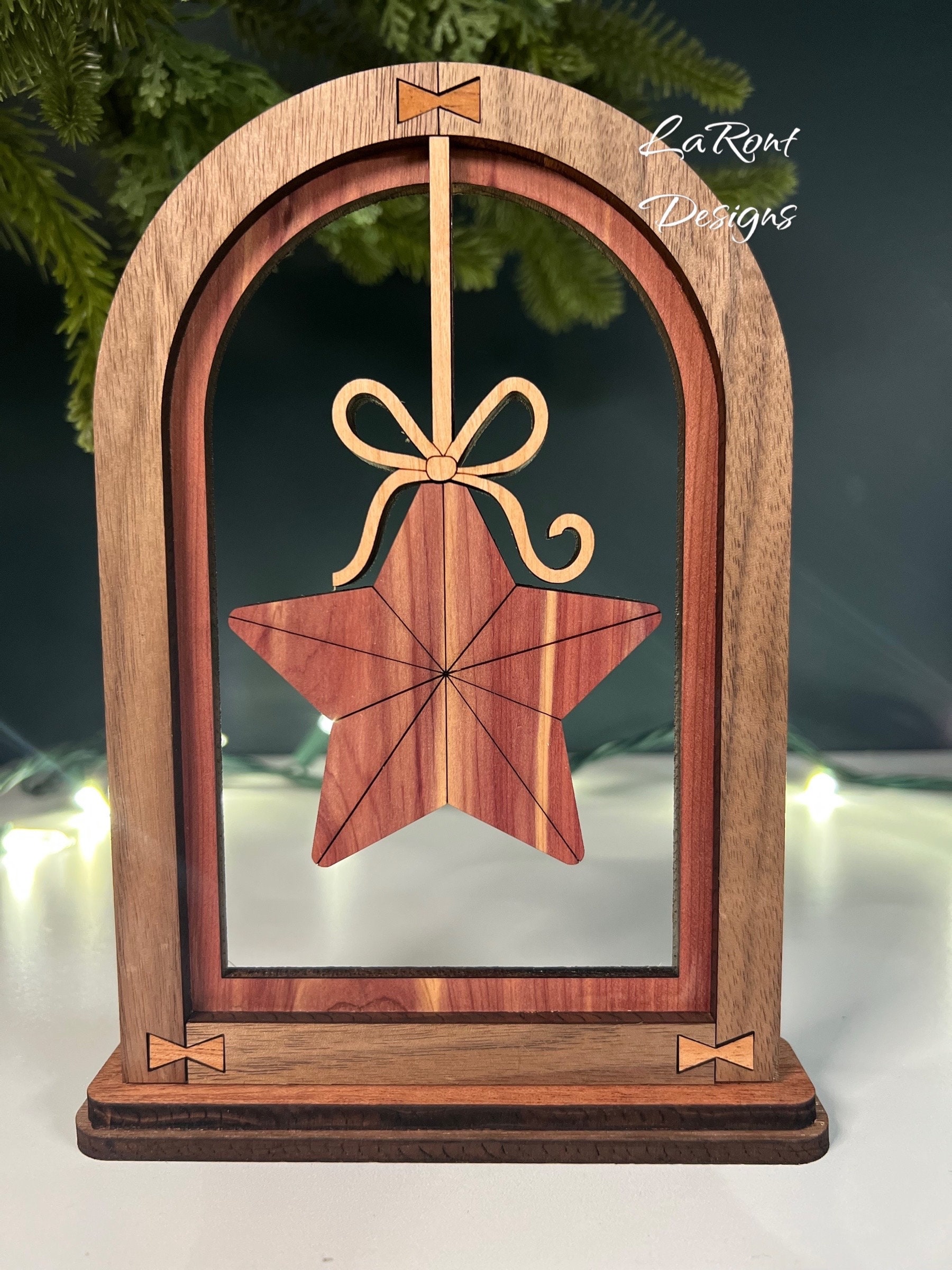Wood Holiday Arch Mantle Set, Christmas Decor, Wood Arches, Hanukkah - Etsy