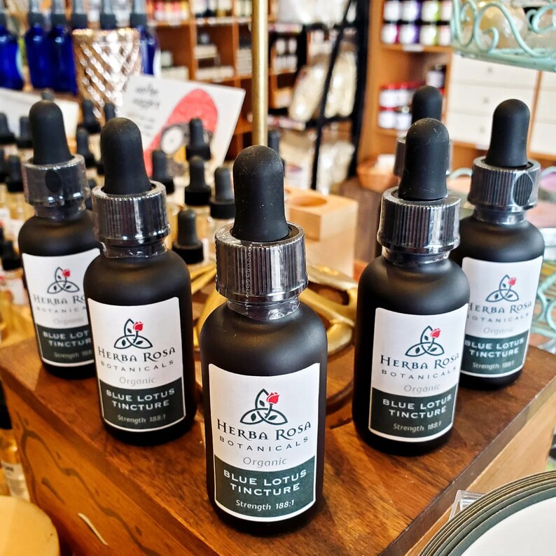 Blue Lotus Tincture alcohol-free MAX STRENGTH 188x Organic Glycerite - Etsy