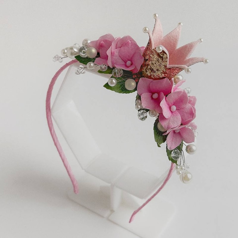 Flower Crown Headband - Etsy