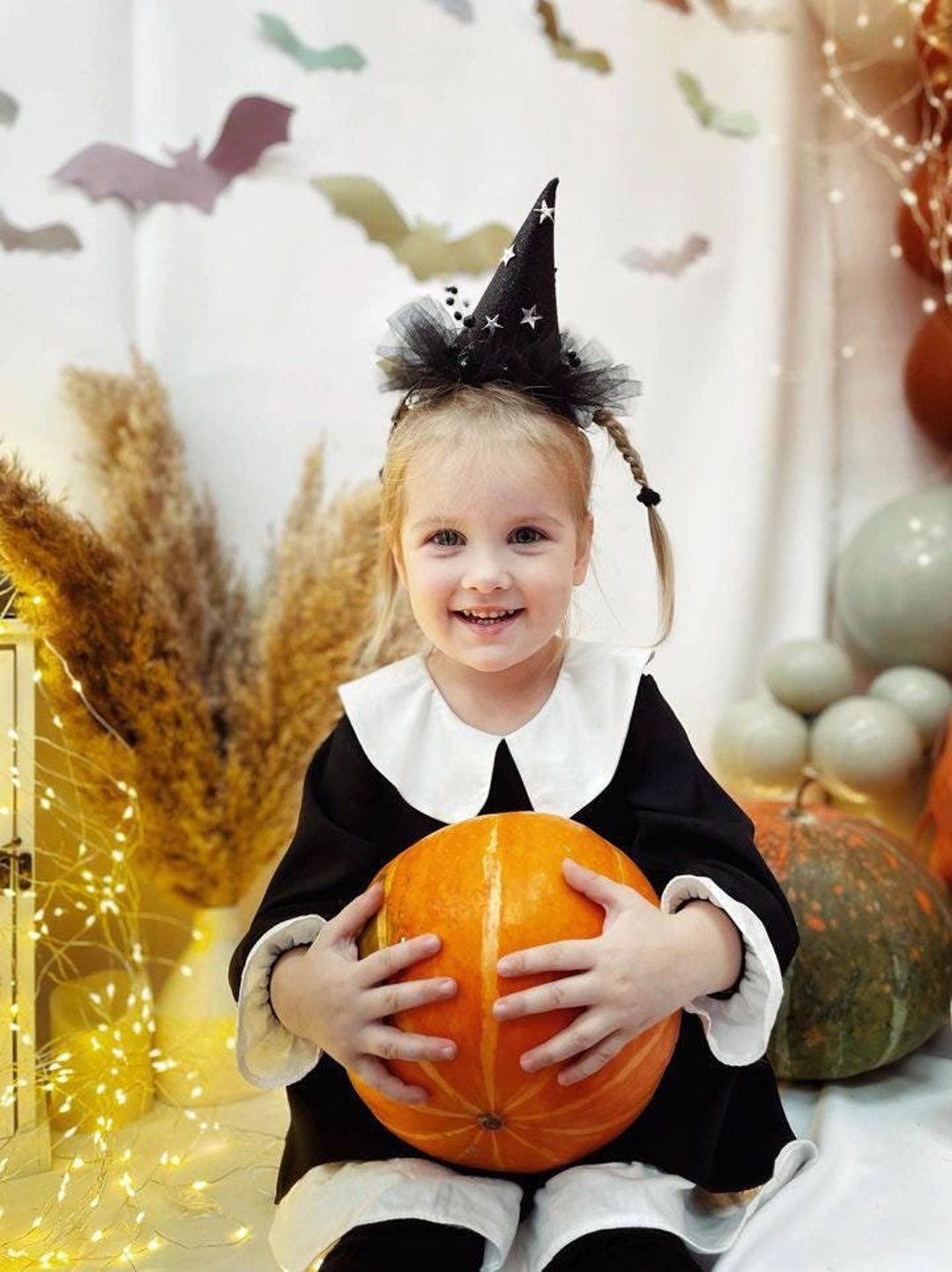 Halloween Witch Fascinator Hat, Bat Headband, Halloween Headband ...