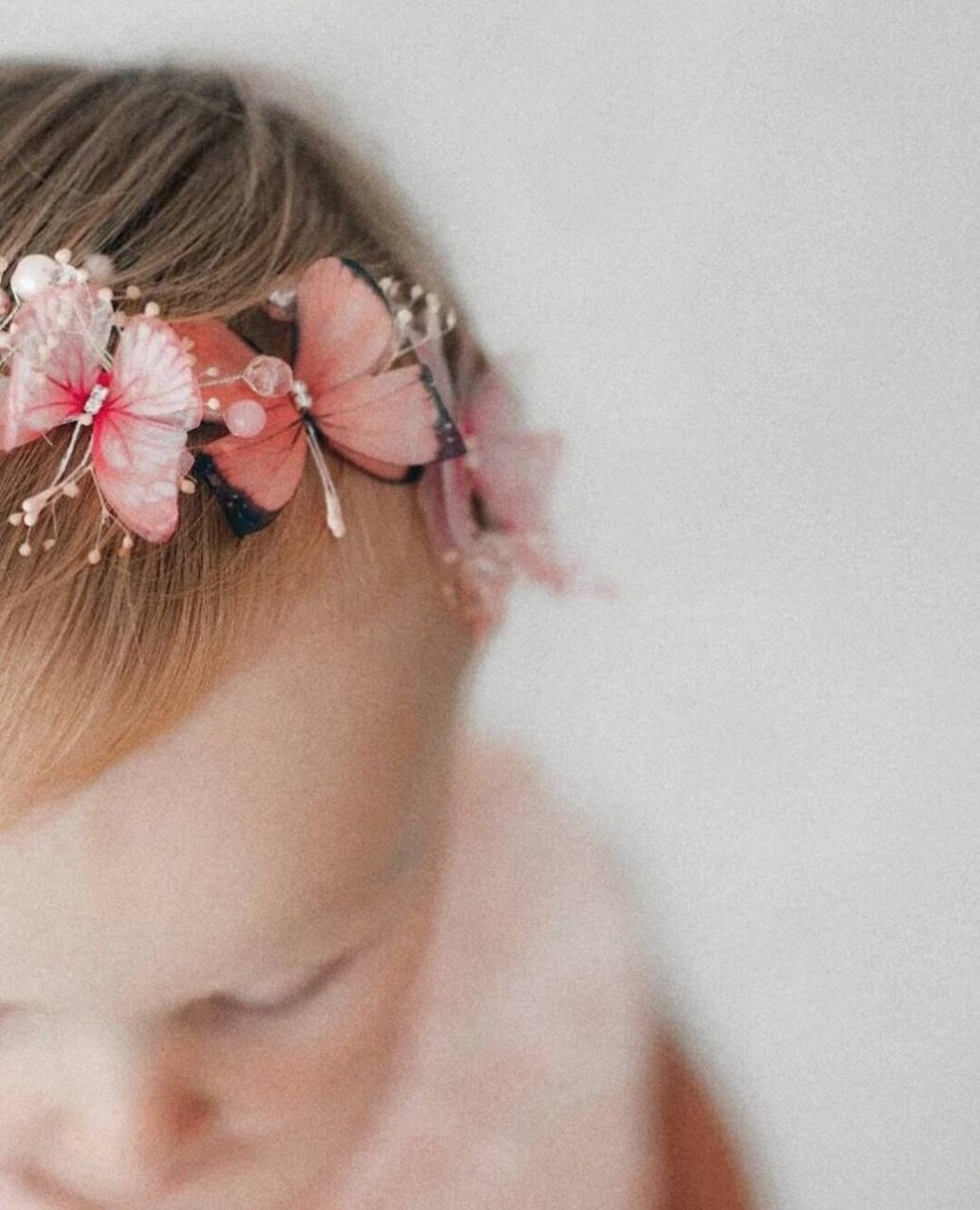 Butterfly Baby Headband, Butterfly Headpiece, Butterfly Birthday Party ...