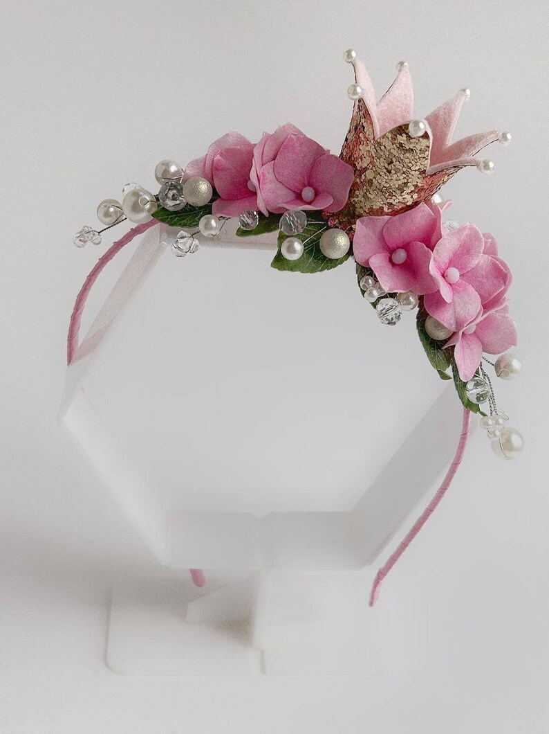 Flower Crown Headband Tieback Flower Crown Custom Flower Crown First ...