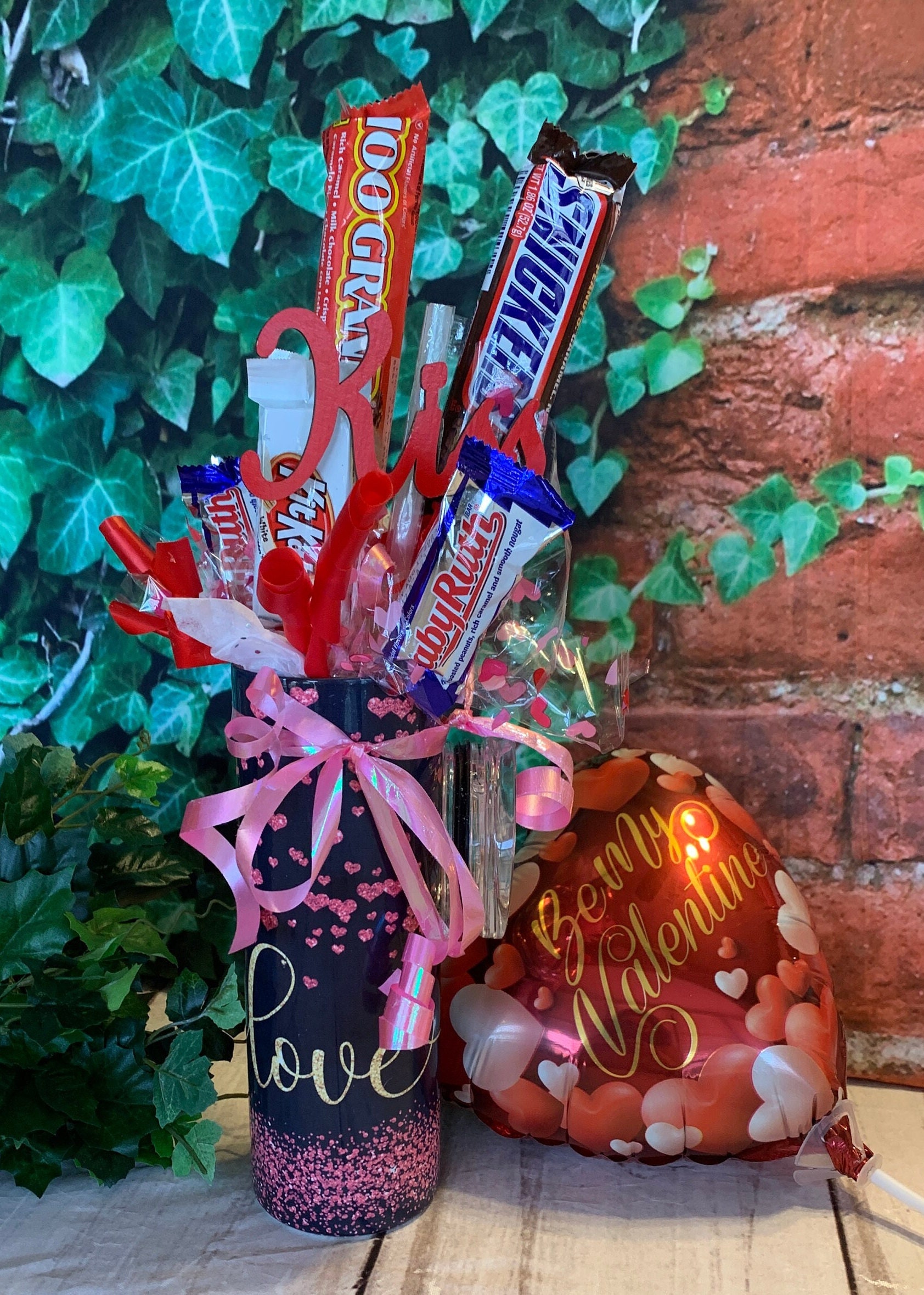 Love Valentine Candy Bouquet - Etsy