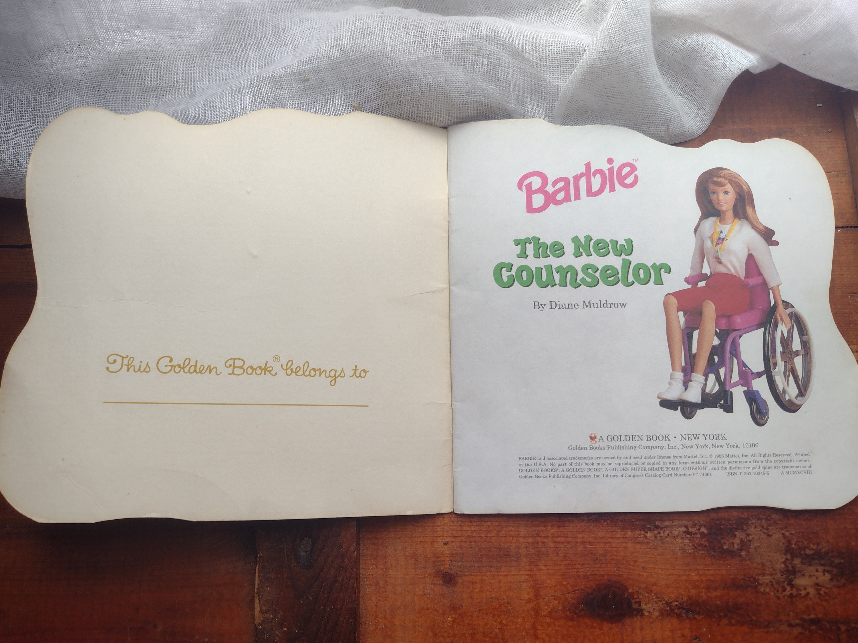 Barbie the New Counselor Book by Diane Muldrow Golden Book - Etsy