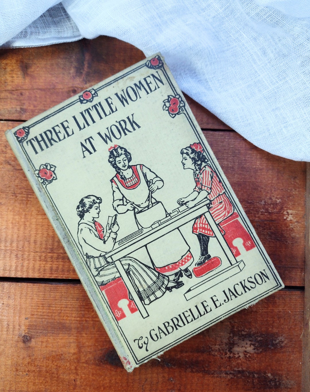 Three Little Women at Work,gabrielle E. Jackson,1913 - Etsy