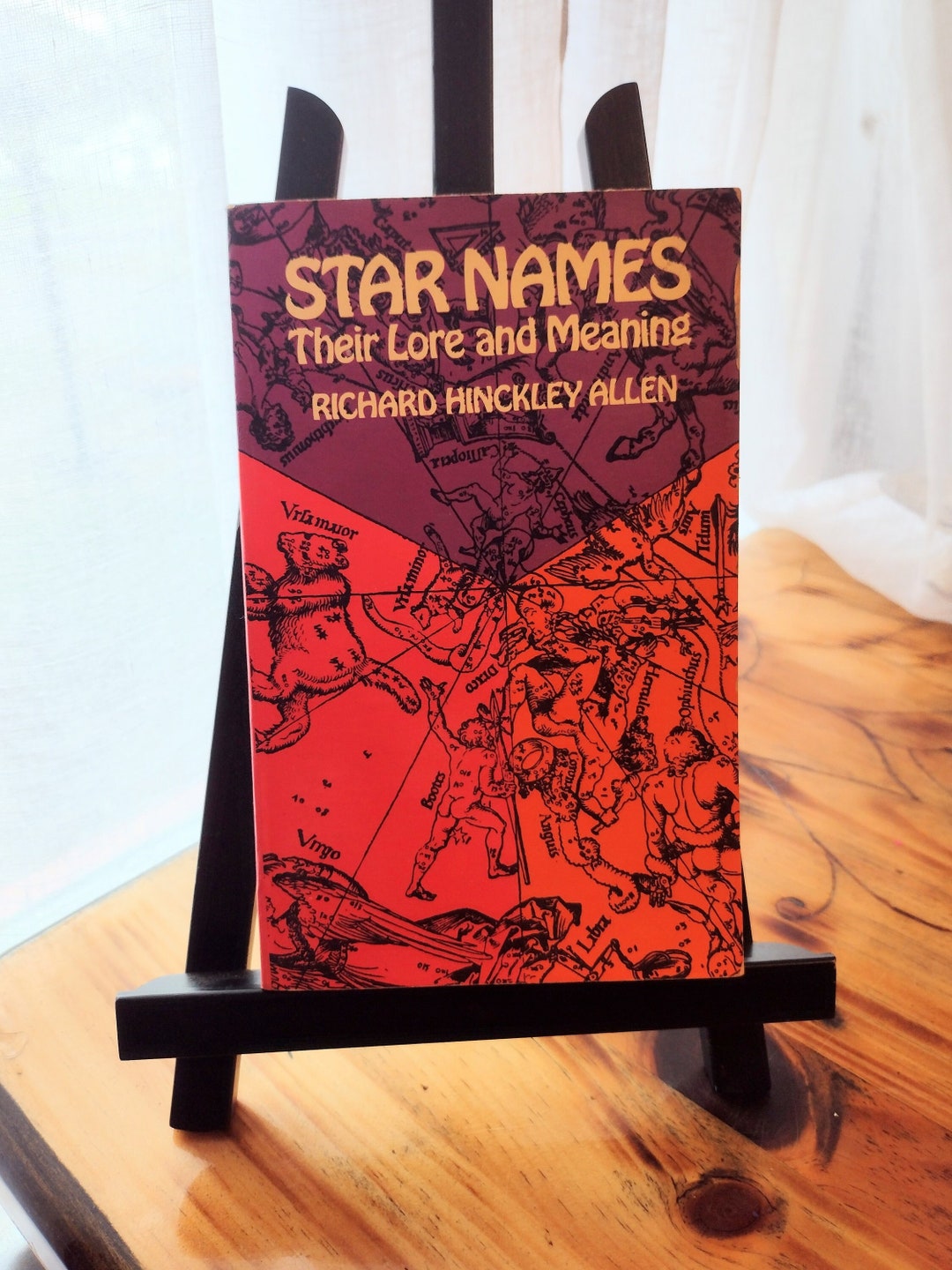Star Names Their Lore and Meaning, Vintage Book, Richard Hinkley Allen ...