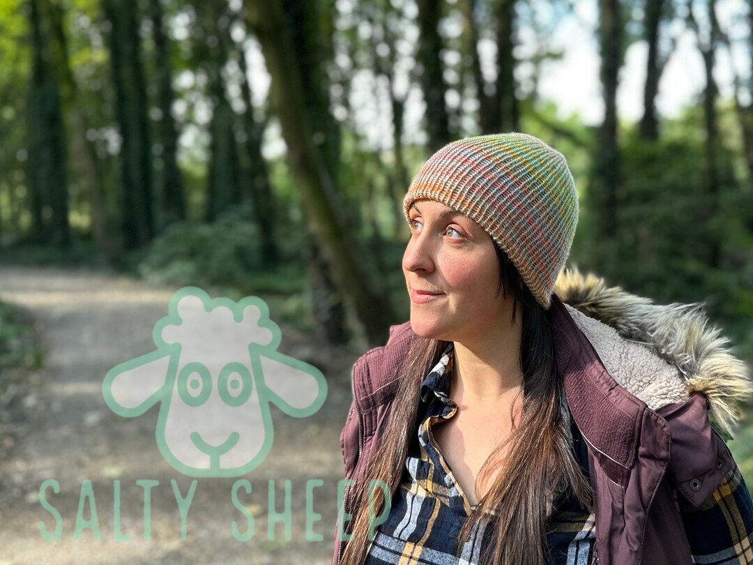 Woollen Sunrise Beanie Hat 'sherbet' Irish Made - Etsy