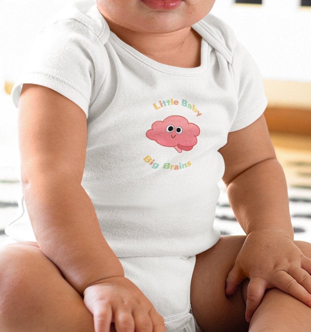 Big Brains - Baby Onesie | Neurology Gift, Neuro Gift, Baby Gift, Baby ...
