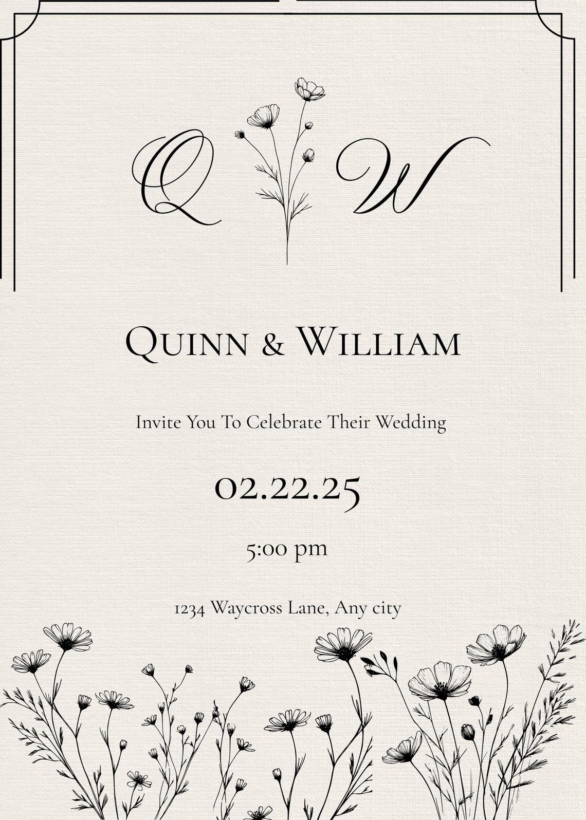 Wedding Invitations Template! - Etsy