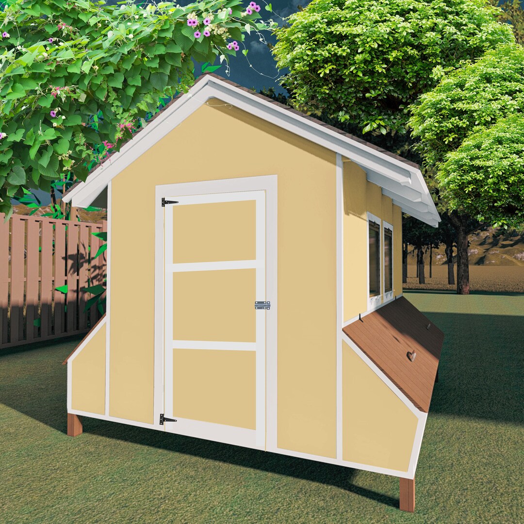 Chicken Coop Plans, Chicken Coop Plan With Storage, Chicken Coop Plans ...