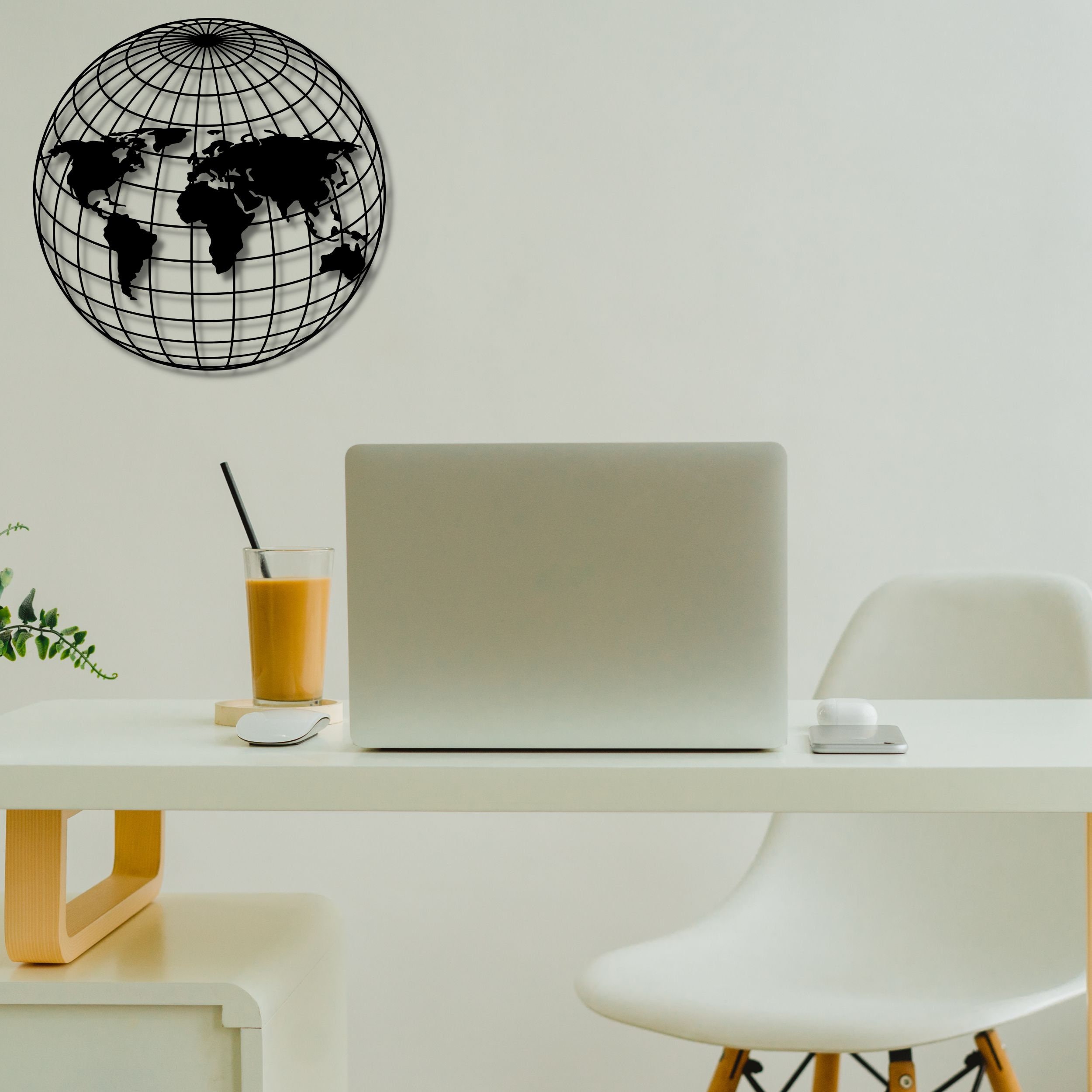 Metal World Map, World Map Metal Wall Art, World Map Wall Art, Metal ...